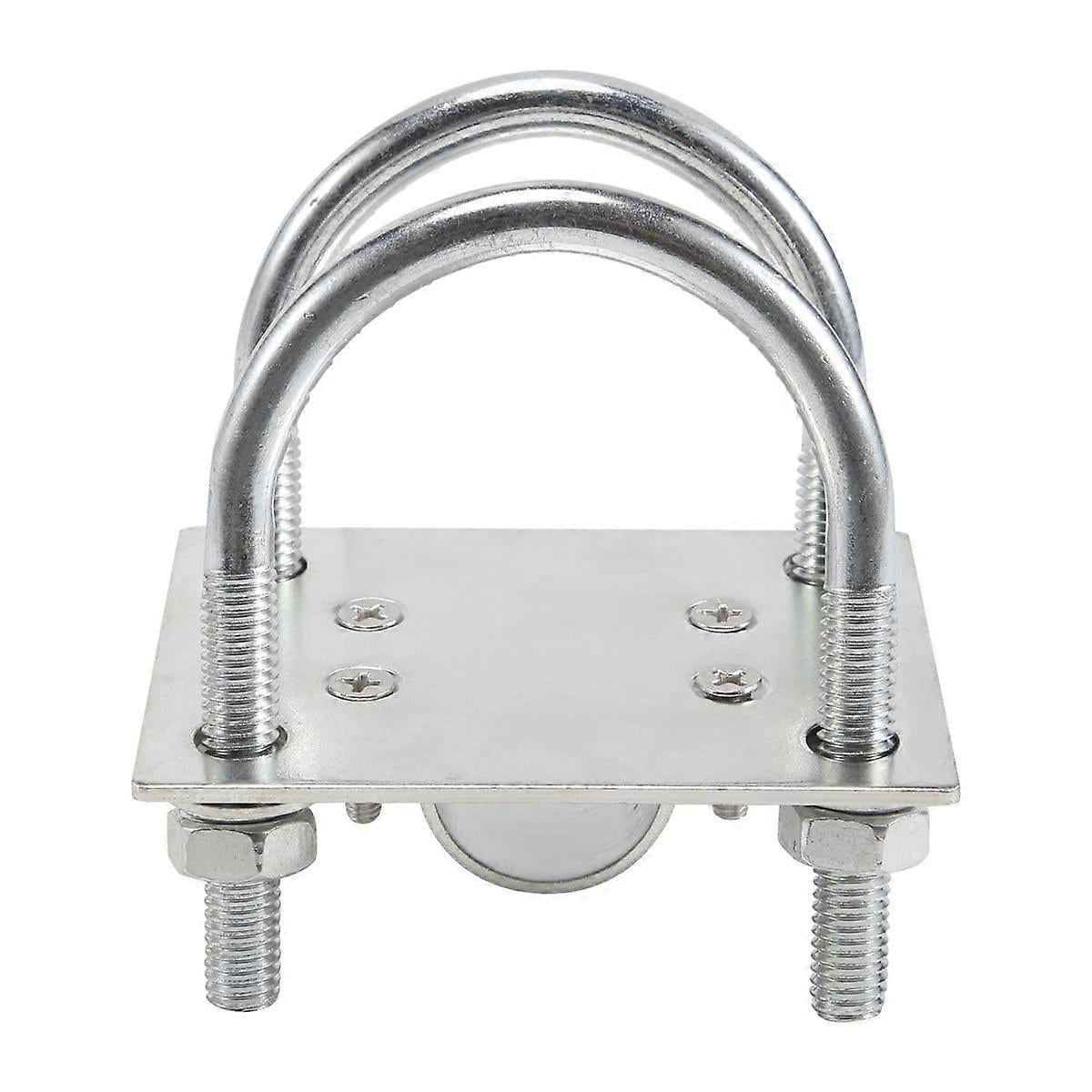 Antenna Mast Clamp Bracket with U-Bolts Anti-Rust Clamp Panel Pipe ...