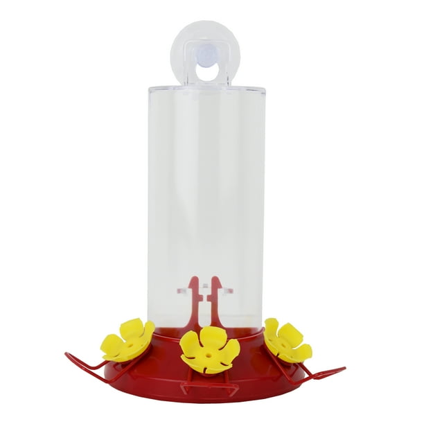 Perky-Pet 8 oz Window-Mount Plastic Hummingbird Feeder - Walmart.com ...