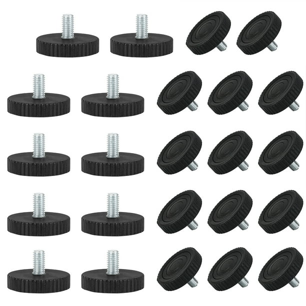 M8 x 15 x 40mm Leveling Feet Adjustable Leveler for House Cabinet Leg ...