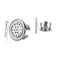 Bathroom Basin Sink Overflow Cover, Round Hole Design, Rings Sink ...