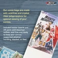 10 packs of 50 (500) BCW 6 ⅞" x 10 ½" Premade Current/Modern Age Comic ...