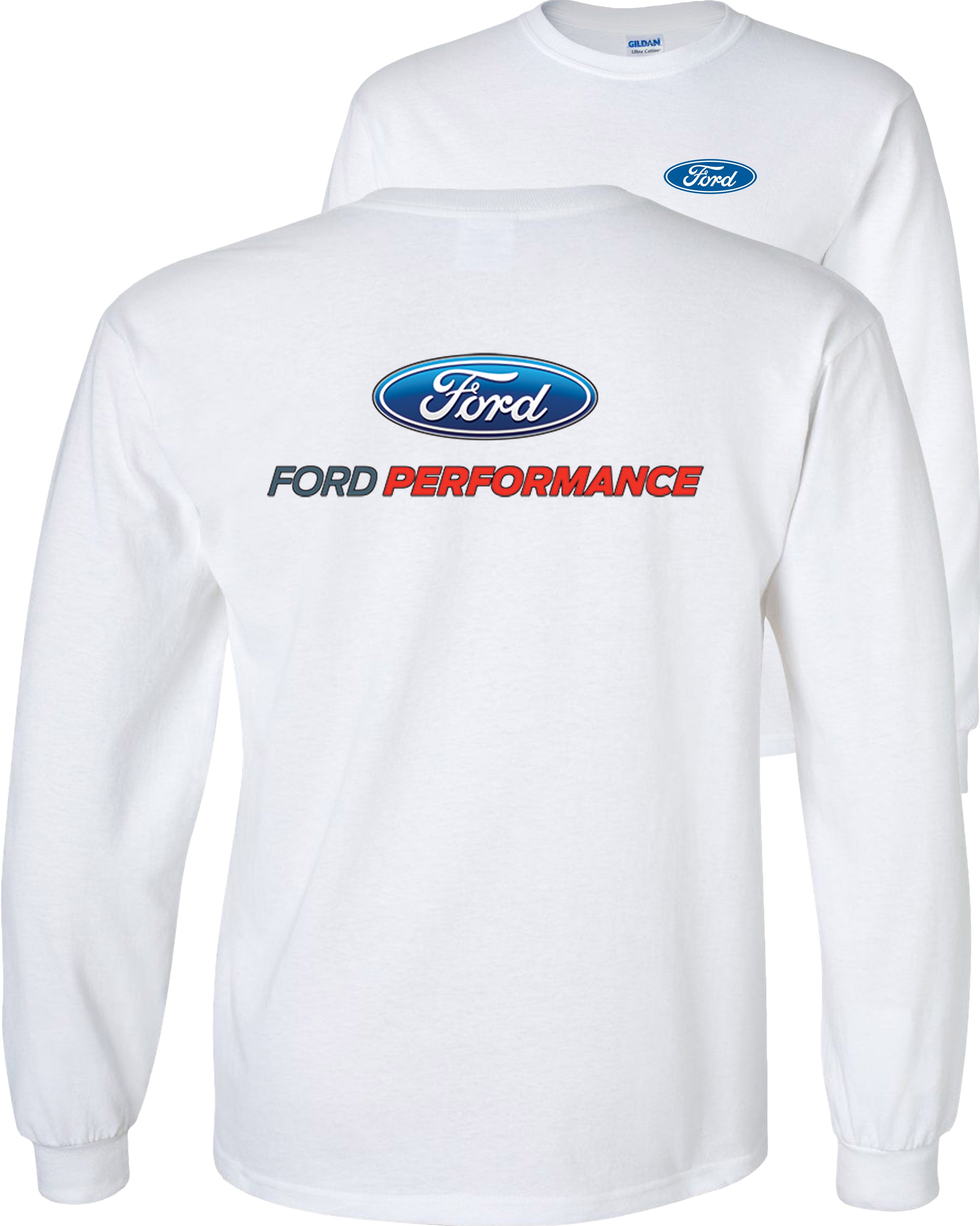 Ford Performance Long Sleeve Shirt GT Racing ST Logo - Walmart.com