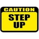 Caution Step Up Sign - Walmart.com