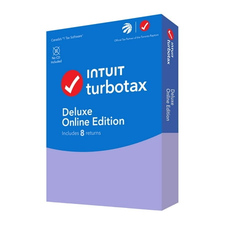 Intuit TurboTax Deluxe Online Edition 2023 - 8 Returns - Bilingual ...