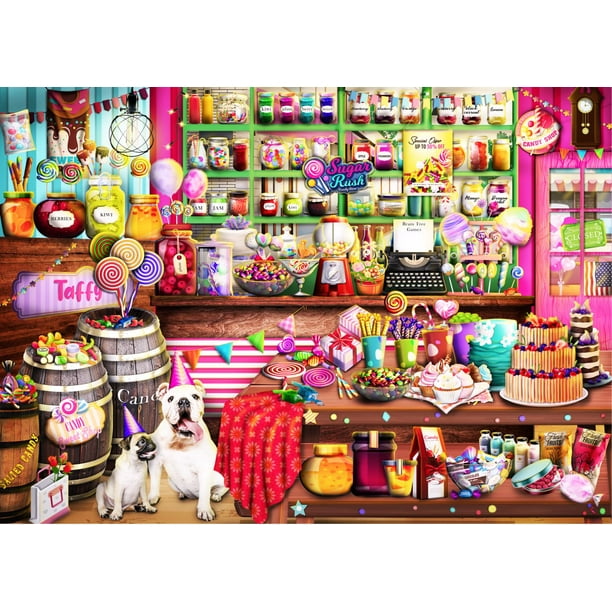 Brain Tree - Candy Shop - Pearl Series - 1000 Piece Puzzles for for ...