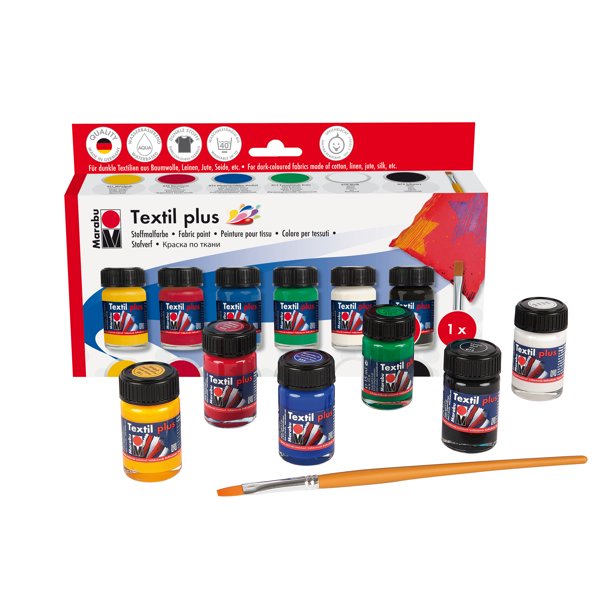 Marabu Textile Plus Starter Set - Walmart.com