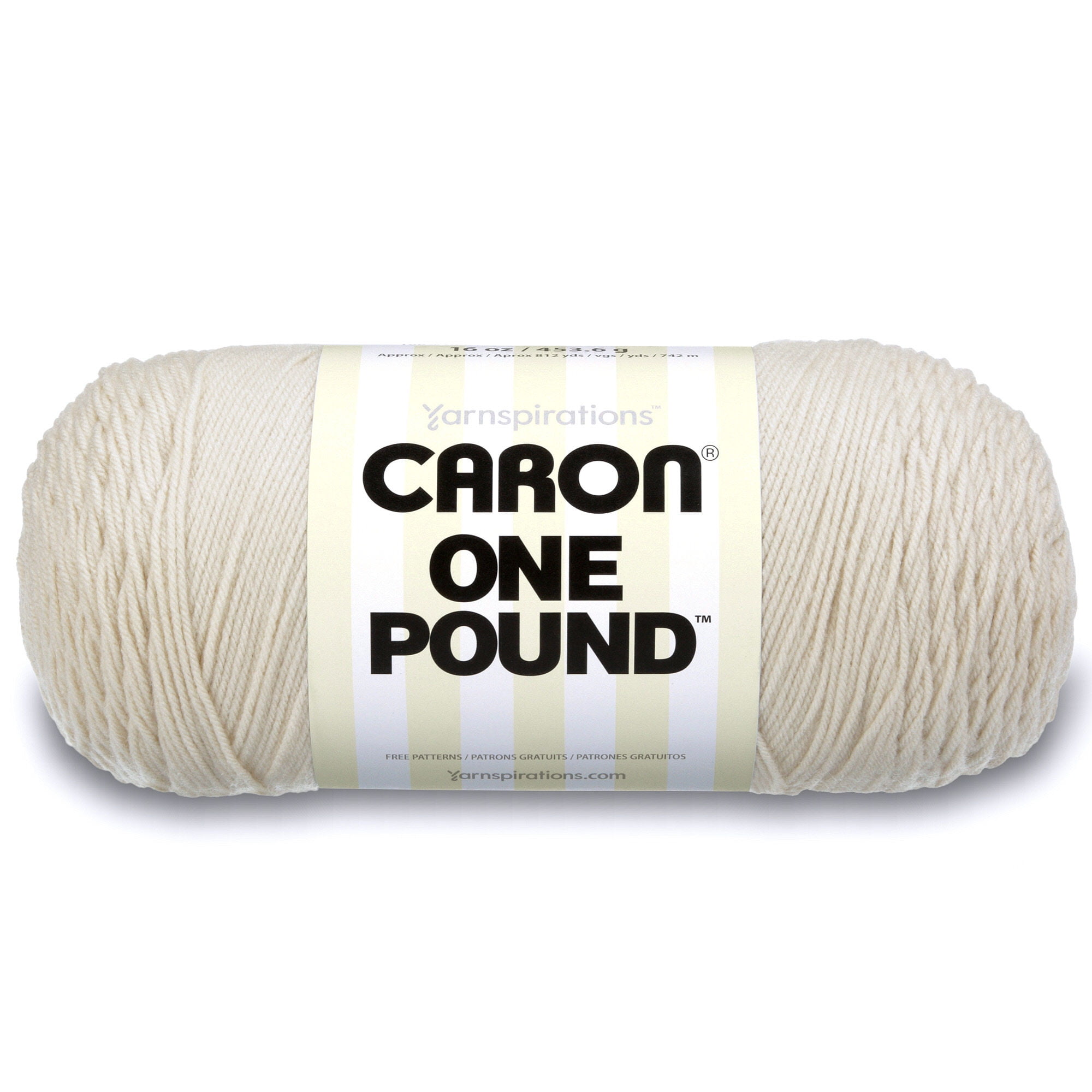 Caron One Pound Yarn, Off White - Walmart.com