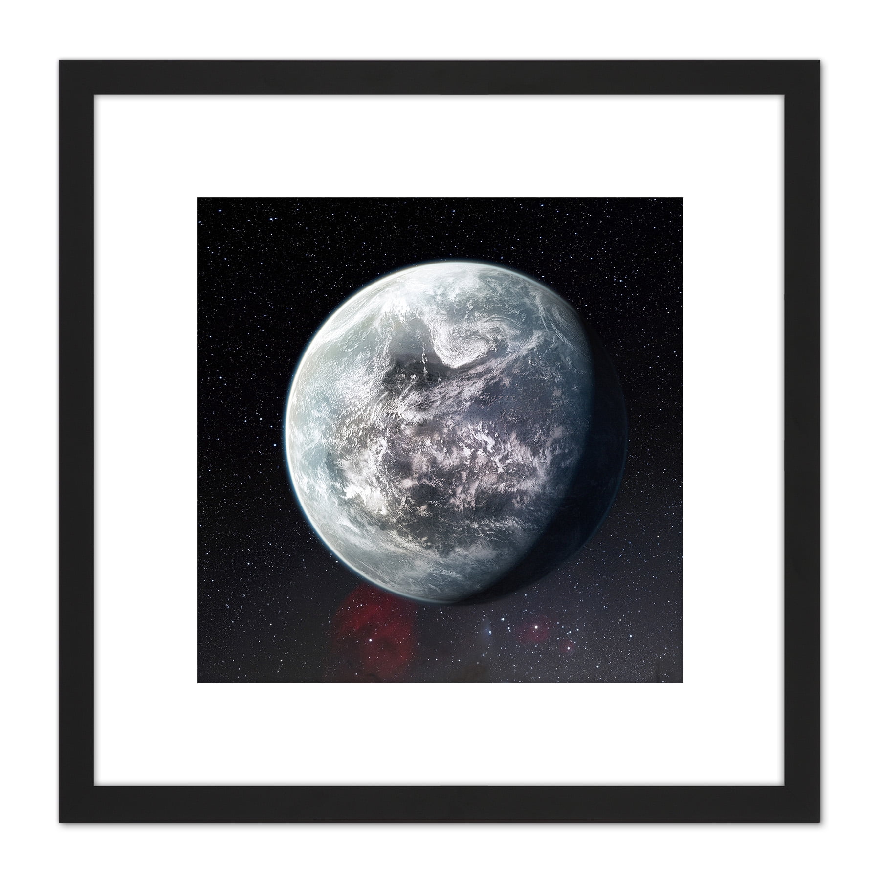 Space ESO Planet Orbiting Star HD85512 Illustration 8X8 Inch Square ...