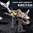 1388+pcs Mechanical Whale Building Blocks MOC Sea Life Model Animal ...