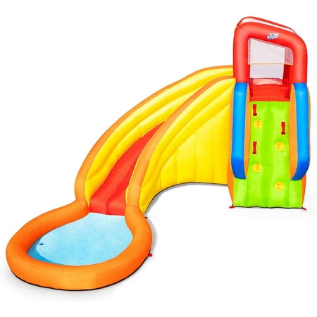 H2OGO! Beachfront Bonanza Kids Inflatable Outdoor Backyard Mega Water ...
