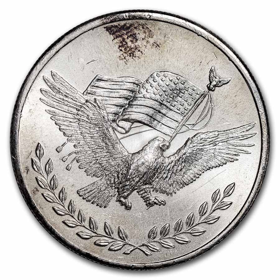 1 oz Silver Art Round - Silver Trade Unit (Random Design) - Walmart.com