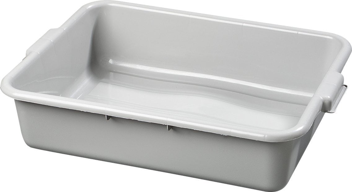 Carlisle 4401023 Comfort Curve Bus Box/Tote Box, 5" Deep, Gray ...