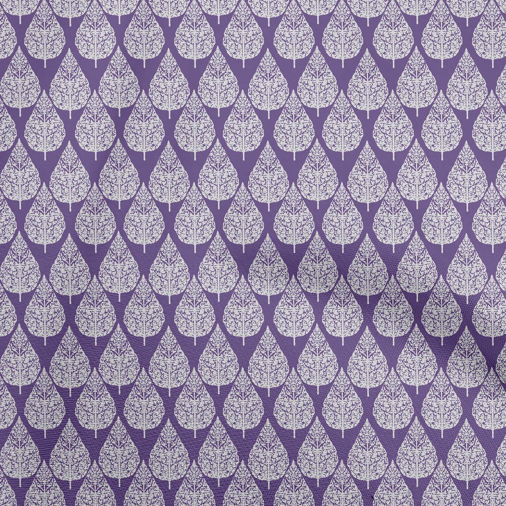 oneOone Cotton Jersey Plum Fabric Block Sewing Material Print Fabric By ...