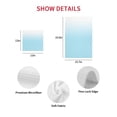Blue White Ombre Kitchen Dish Towels for Drying Dishes Set of 4 ...