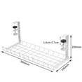 Wire Supplies Shelf Under Table Storage Rack Wire Desk Cable Under ...