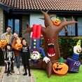 Costway 8 FT Scary Inflatable Halloween Tree: Tall Blow-up Yard ...