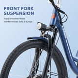 24" 7 Speed Front Suspension Fork Dual Chain Electric Tricycle 350W 3 ...