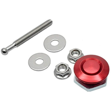 Car Quick Release Hood Pins Bonnet Push Button Lock Protector Kit ...