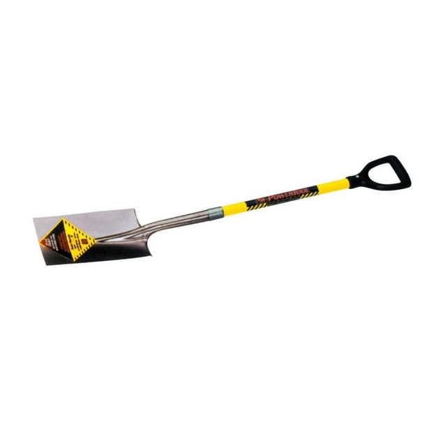 Structron Garden Spade Yellow Fiberglass Handle D-Grip - Walmart.com