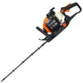 26cc 2-Cycle Gas Hedge Trimmer, 24in Double Sided Blade, Recoil Start, Yard Bush Cutter, Weed ...
