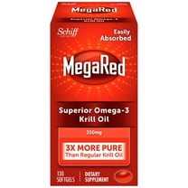 MegaRed Extra Strength 500mg Omega-3 Krill Oil, 40 Softgel Capsules ...