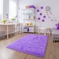 Junovo Super Soft Fluffy Area Rugs Modern Shag Rug for Bedroom Living ...