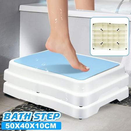 Stackable Bath Steps - Slip-Resistant Safety Aid Shower Step Stools ...