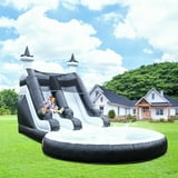 Relunch Giant Commercial Inflatable Water Slide with Dartsboard & Big ...