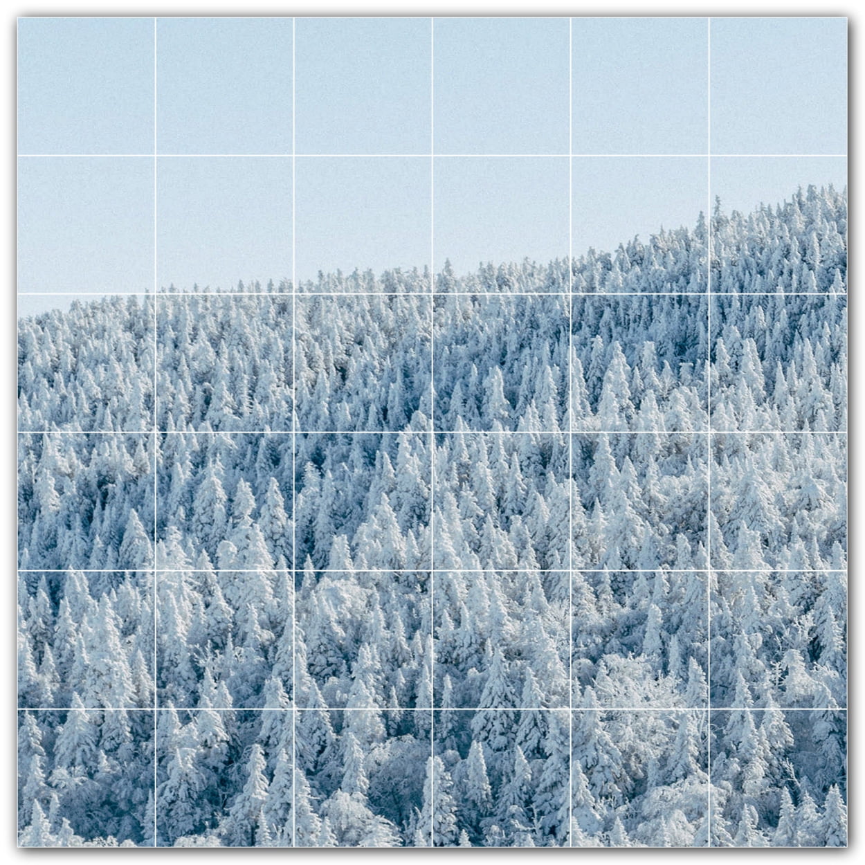 Picture-Tiles.com: Winter Ceramic Tile Wall Mural WAL501224-66XL. 72"W ...
