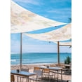 Cows Sun Shade Sail 14'X18' Watercolor Spring Yellow Purple Pink Floral ...