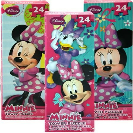 Minnie Mouse Bowtique 24 Piece Tower Puzzle - Assorted Styles - Walmart.com