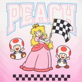 Nintendo Mariokart Princess Peach Girls Nylon Varsity Bomber Jacket ...