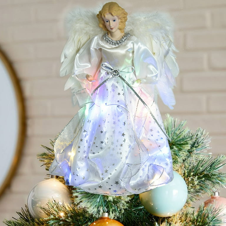 Christmas Angel Tree Topper Lighted