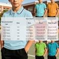 Back to School Shirt for Boys Age 3-20 Years Casual Solid Color Tops ...