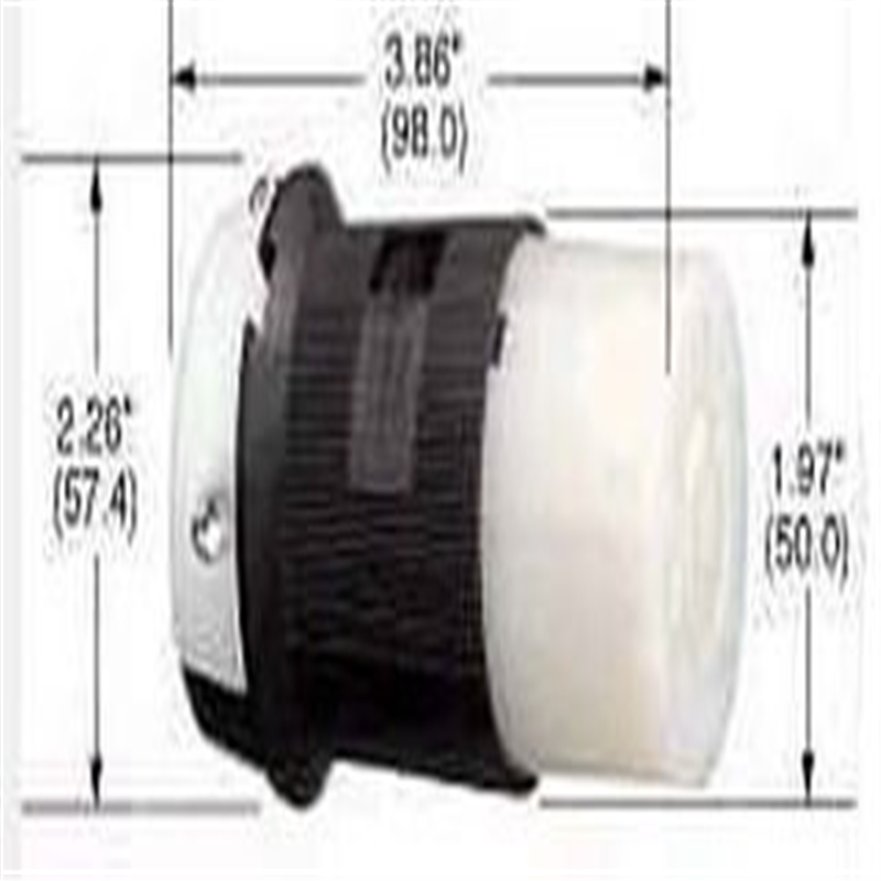 Hubbell Wiring Device-Kellems HBL2613 Connector Body; 30 A; 125 VAC; L5 ...