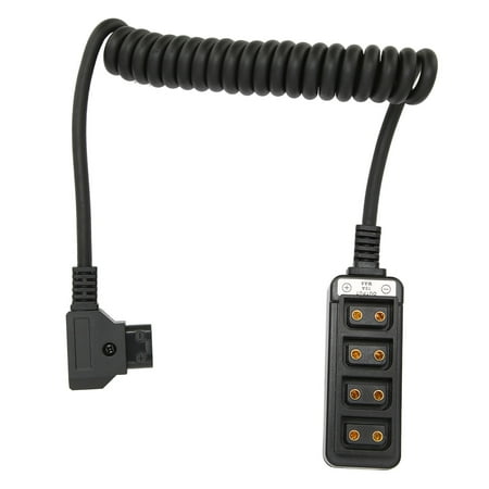 Loewten D Tap Male To 4 Port D Tap Female Splitter,Power Cord,D Tap ...