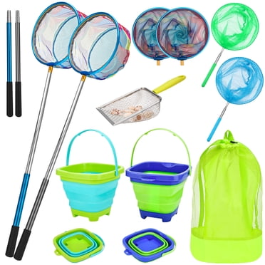1pack Colorful Telescopic Kids Fishing Net, Toddler Bug Catcher ...