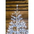 Silver Tree With 380 White Sparkling Led - 53 in - Walmart.com