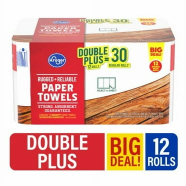 Plenty Ultra Premium Paper Towels, 24 XL Rolls, Super Absorbent, Strong ...