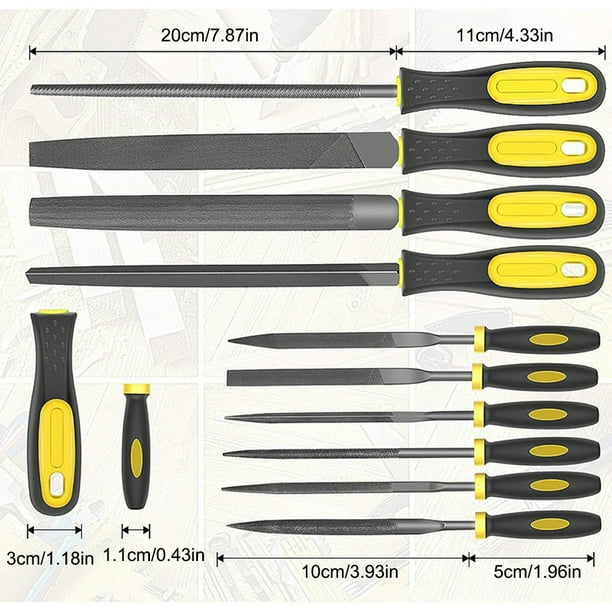 Pack of 17 File Set Metalworking Glass Polishing Rasp Craftsman ...
