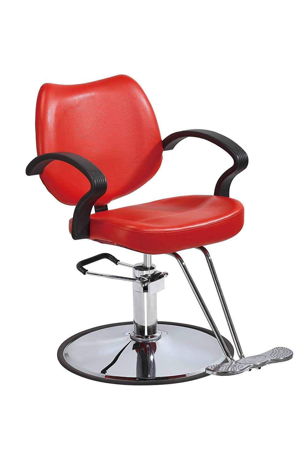 Red Classic Hydraulic Barber Chair Styling Salon Beauty - Walmart.com