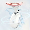 Rechargeable 3 Color LED Facial Massager | Face and Neck Beauty ...