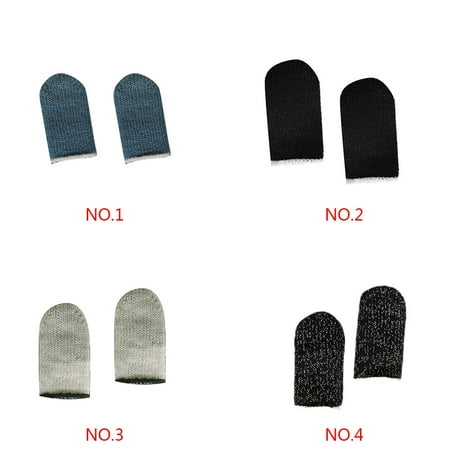 Full Touch Screen Fingertip Sleeves Anti-Sweat Game Fingertip Sleeves ...