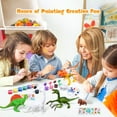 Kids Dinosaur Painting Kit for Kids Dinosaur Toys, DIY Arts and Crafts ...