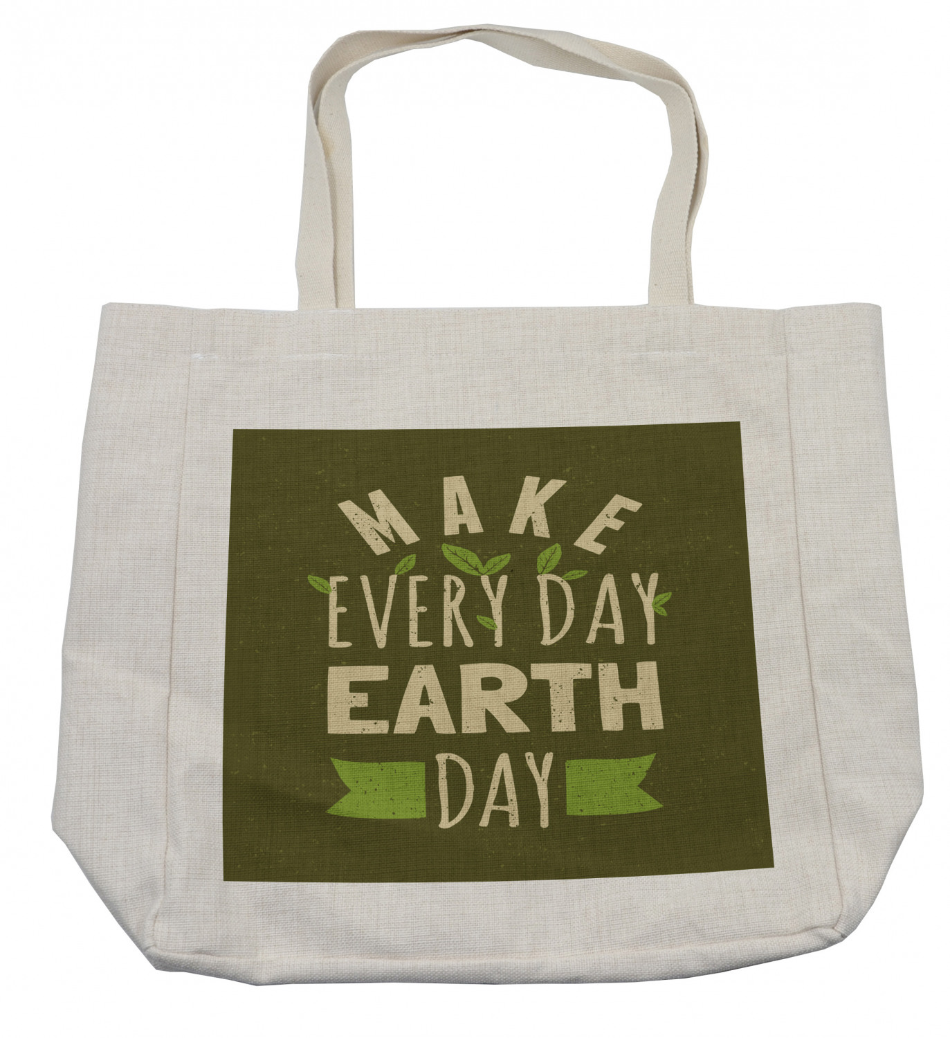 Earth Day Shopping Bag, Make Everyday Typography Environmental ...