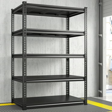 Maxshelv 63"H Garage Shelving Heavy Duty 5-Tier Adjustable Storage ...