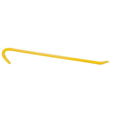 "Stanley 36"" Long Flat Pry Bar, Heat Treated Steel, Yellow, 55-104 ...