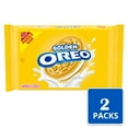 OREO Golden Family Size Sandwich Cookies, Perfectly Dunkable, 18.12 oz ...