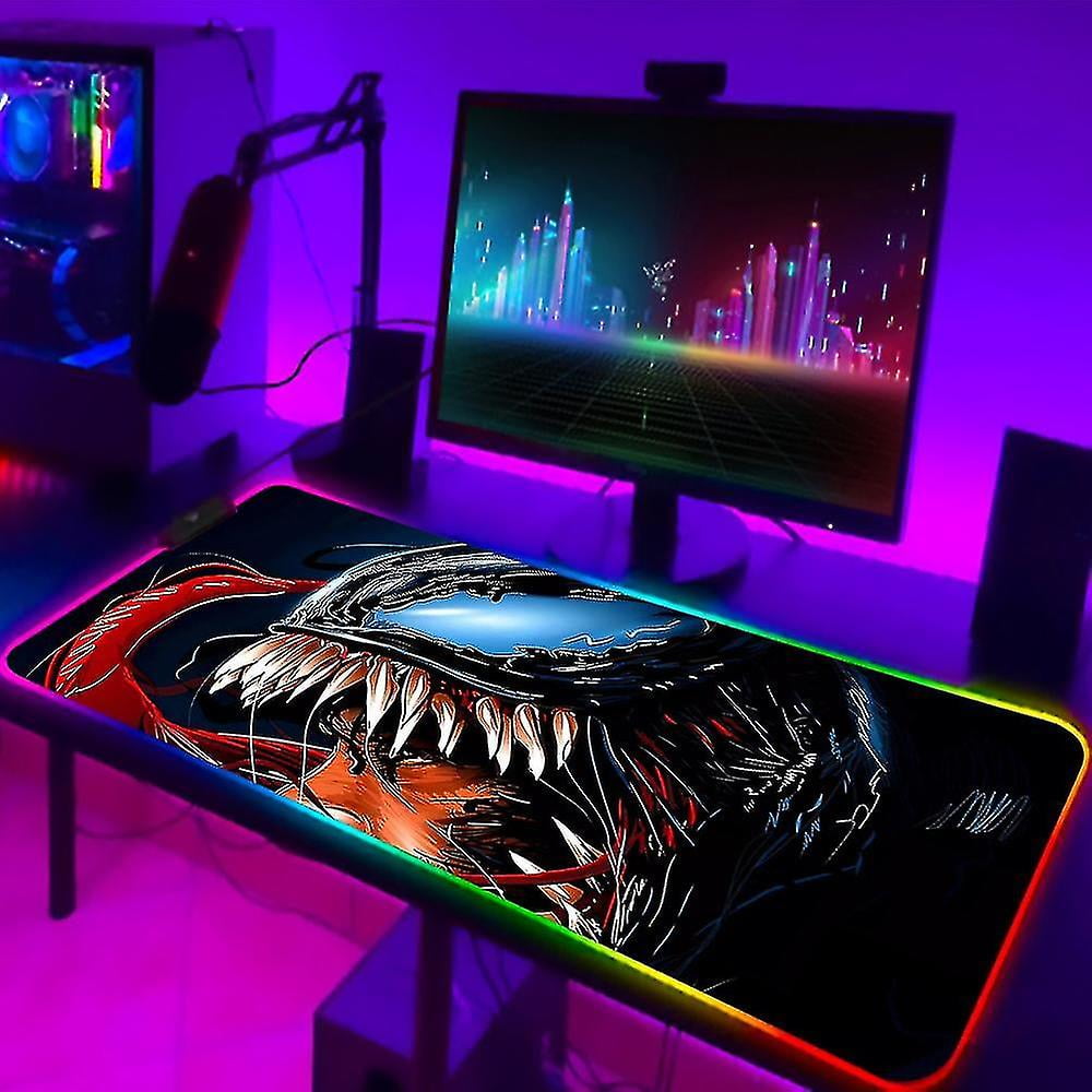 Venom Villain Rgb Mouse Pad, Backlit Led, Game Player 300X800X3 ...