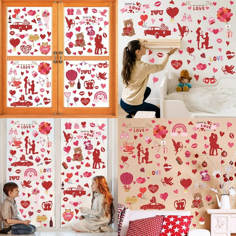 Heart Window Decals